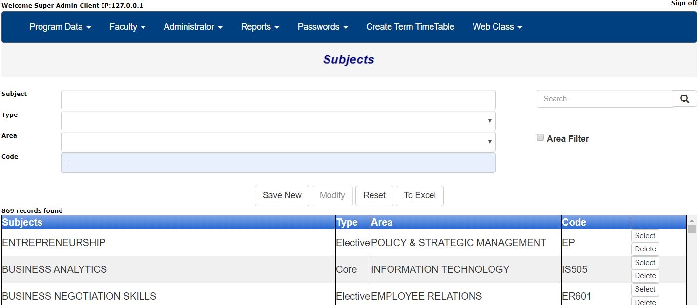 Program Office Portal - Olt Erp