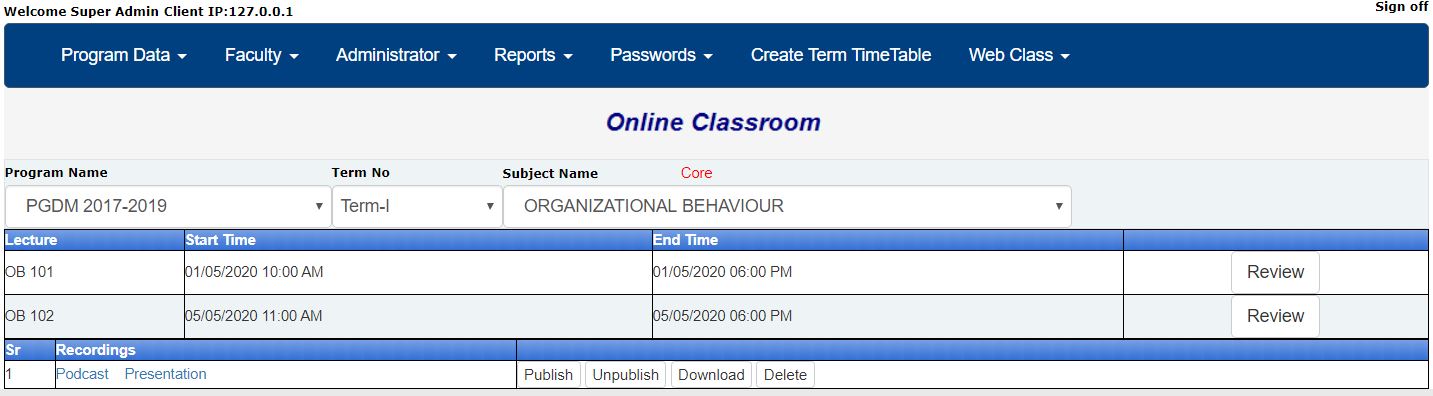 Program Office Portal - Olt Erp